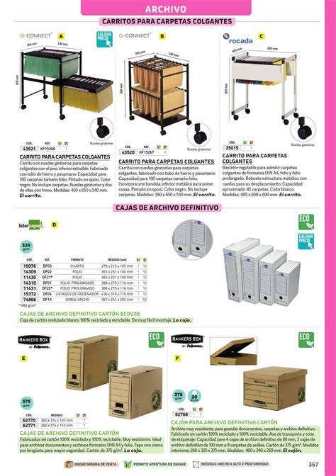 OFIZONA CAJA ARCHIVO DEFINITIVO LIDERP APEL 104 FOLIO CARTON 100