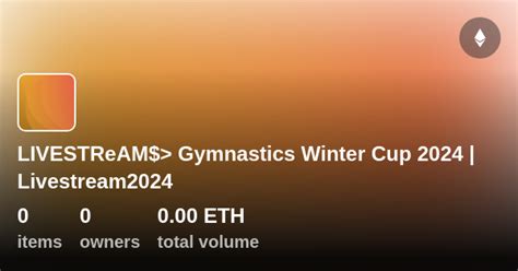 Livestream Gymnastics Winter Cup Livestream Collection