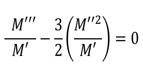 schwarzian derivative of a mobius transformation is zero youtube