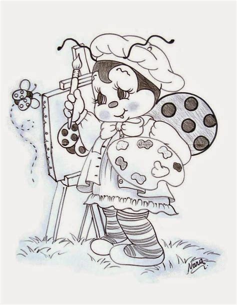 Bauzinho Da Web Ba Da Web Desenhos E Riscos De Joaninhas Para