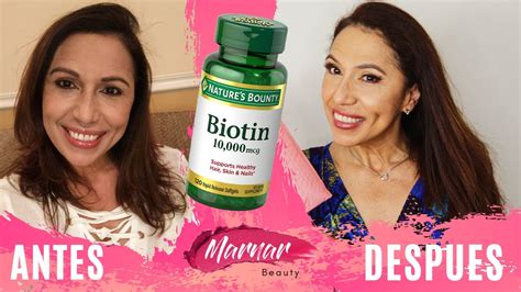 lámpara Milagroso Grave biotina cabello antes y despues abortar