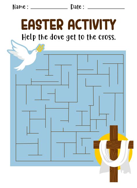 Religious Easter Activities 6 Free PDF Printables Printablee