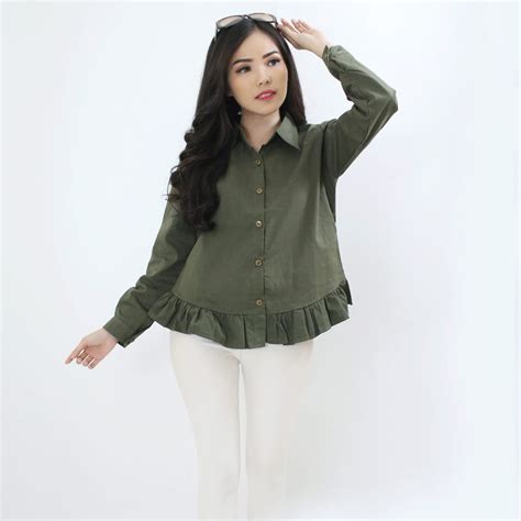 Top Populer Baju Warna Army Wanita Ide Instimewa