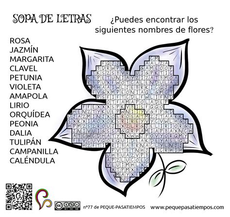 Peque Pasatiempos Sopas De Letras