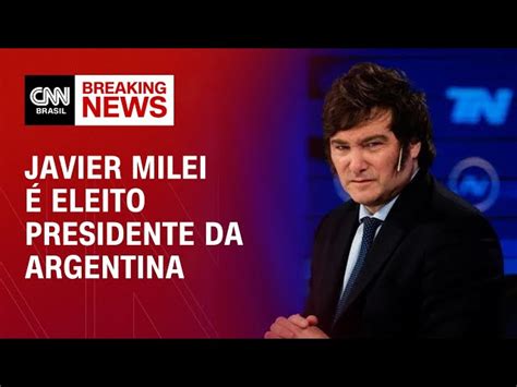 Quem Javier Milei O Novo Presidente Da Argentina Cnn Brasil