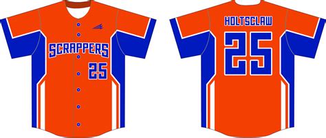 Smithville Scrappers Custom Baseball Jerseys Triton Mockup Portal