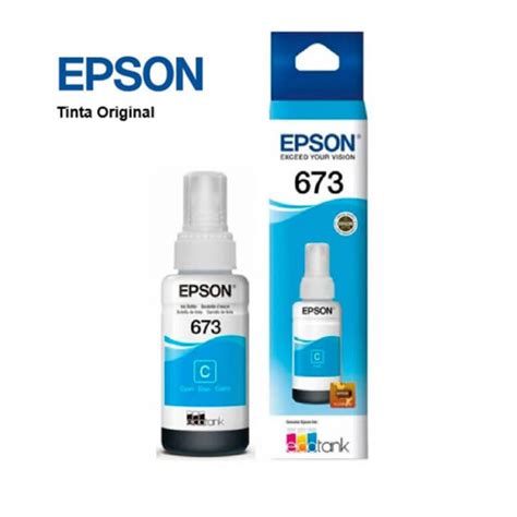 Tinta Epson T673220 AL Cyan Sumitec Perú