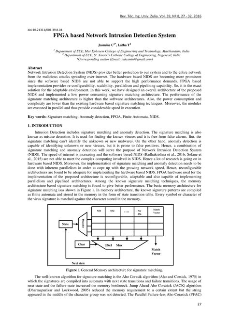 pdf fpga based network intrusion detection system