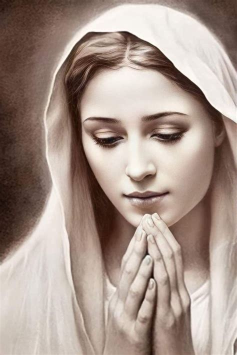 Pin by Lê Phương on Đức Maria Mother mary images Jesus and mary