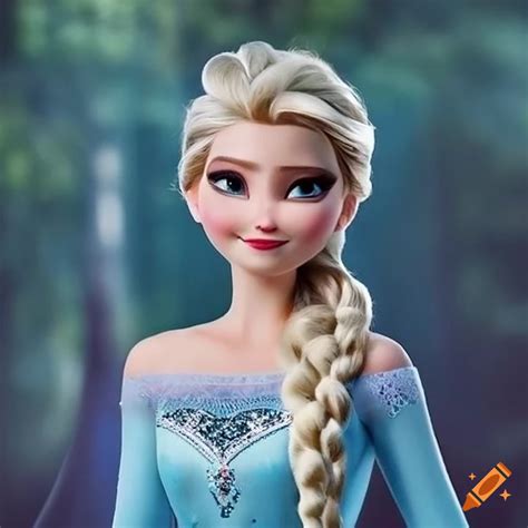 High Resolution Portrait Of Elsa From Disneys Frozen On Craiyon