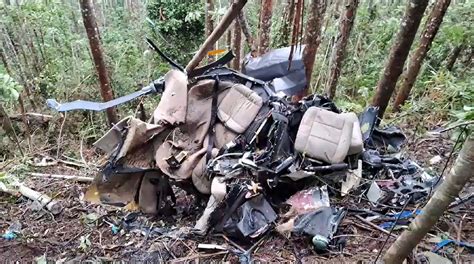 Queda de helicóptero em SP aeronave bateu em árvore diz investigação
