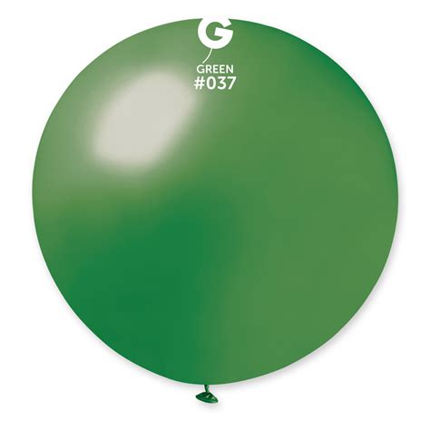 31 Gemar Latex Balloons Pack Of 1 Giant Metallic Green Bargain