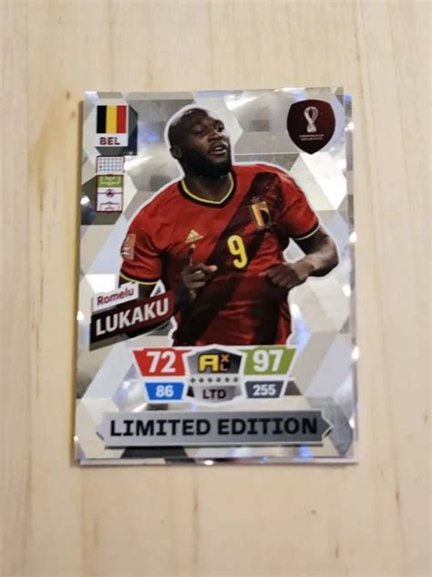 ROMELU LUKAKU Édition Limitée Panini Adrenalyn XL Coupe du Monde de