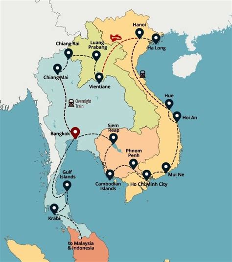 What Is Banana Pancake Trail Southeast Asia Backpacking Route Maps