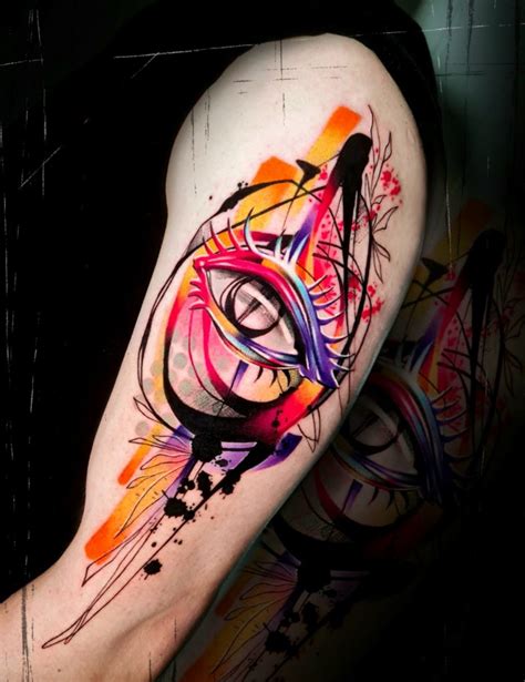 Abstract Eye Tattoo Avantgarde Tattoo Barcelona