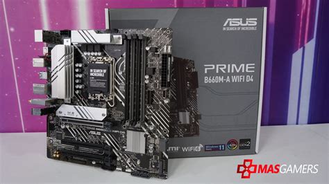 ASUS Prime B660M A WiFi D4 MasGamers