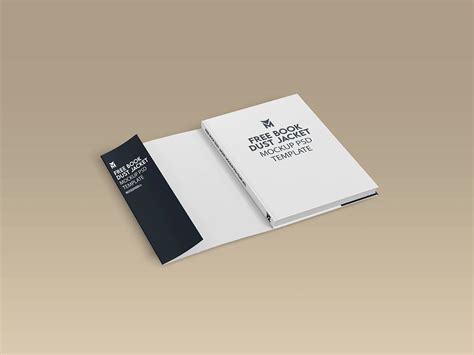 Free Hardback Book Dust Jacket Mockup Psd Set Good Mockups