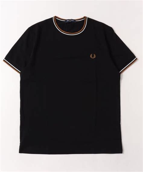 TWIN TIPPED T SHIRT M1588 R88 BLACKTシャツ カットソーFRED PERRYフレッドペリーの