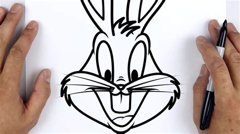 How To Draw A Bugs Bunny Step By Step Easy Drawing Guides Drawing