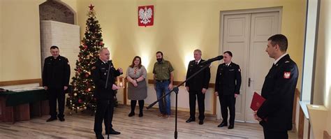 Spotkanie opłatkowe w Komendzie Miejskiej PSP m st Warszawy Komenda