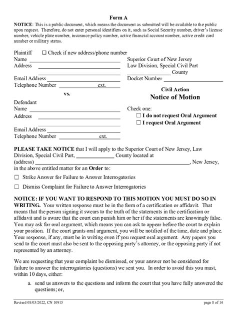 Fillable Online Drafting A Motion To Dismiss LawShelfTolling