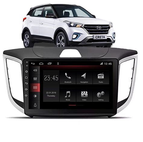 Central Multimídia Hyundai Creta 2017 2018 2019 2020 PCD Gps Tv Digital