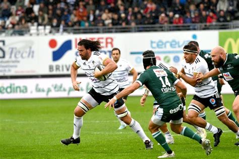 Jean Baptiste Péjoine après la victoire de Brive sur Pau On est en