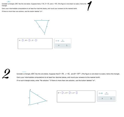 Solved Consider A Triangle ABC Like The One Below Suppose Chegg