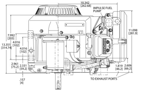 16hp Engine 479cc Vanguard Briggs V Twin 305447 0615 F1