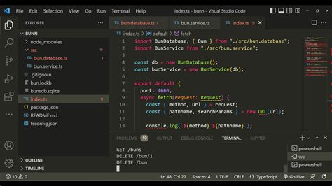 build a bun js crud rest api using sqlite3 database in typescript full project for beginners