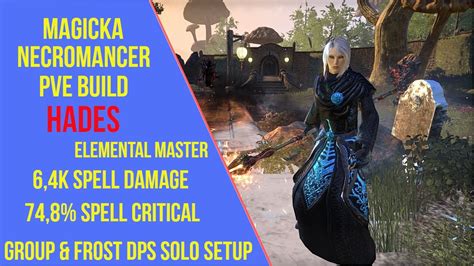 Eso Magicka Necromancer Pve Build Hades Waking Flame Hades Game