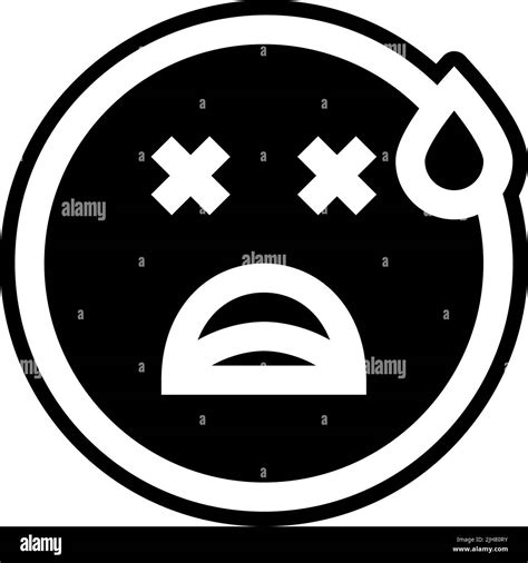Icono De Emojis Nervioso Imagen Vector De Stock Alamy