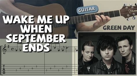 Wake Me Up When September Ends Green Day Guitar Notation TAB