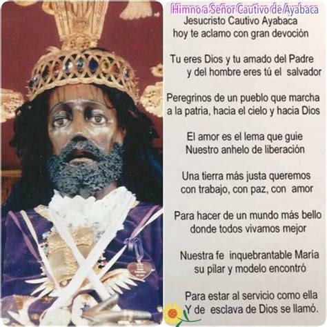 Una Oraci N De Una Hoja Al Se Or Cautivo De Ayabaca Xfa Brainly Lat