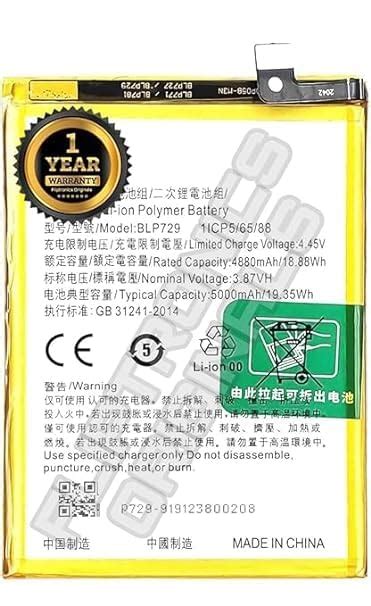 FLIPTRONICS ORIGINALS BLP729 Battery For Oppo 5i 5S RMX2030 C3