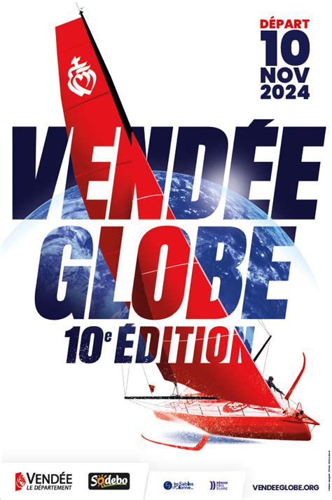 Affiche Vendée Globe 2024 Vertical HD PDF Destination Vendée