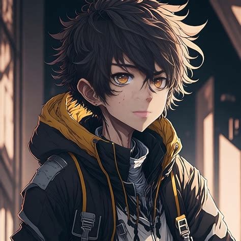 Premium Photo Digital Anime Artistry AIGenerated Masterpiece Of An
