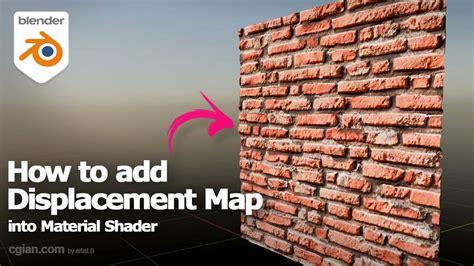How To Use Displacement Node In Material Shader In Blender