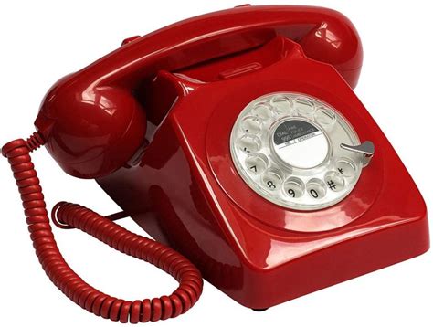 GPO 746 Rotary 1970s Style Retro Landline Phone Curly Cord Authentic