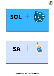 Aprendendo A Tia Debora CARDS DESCUBRA AS PALAVRAS