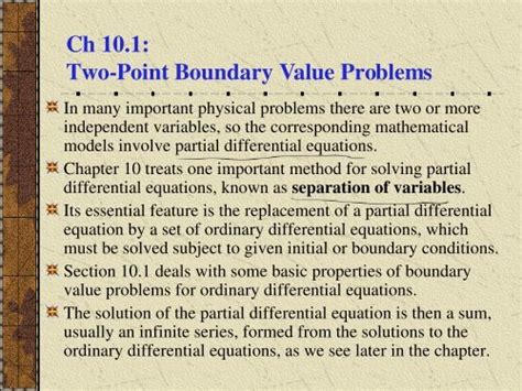 twopoint boundary value problems