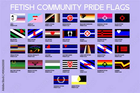Vetor De Lgbt Sexual Identity Pride Flags Gender Collection Flag Of Gay Lesbian Transgender