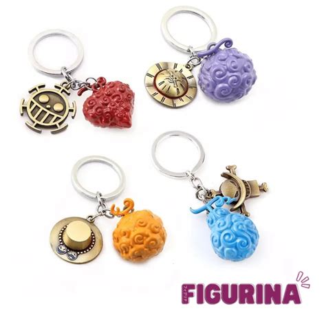 Porte clé One piece Fruits du démon Figurina