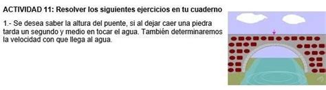 ACTIVIDAD 11 Resolver Los Siguientes Ejercicios En Tu Cuaderno 1 Se