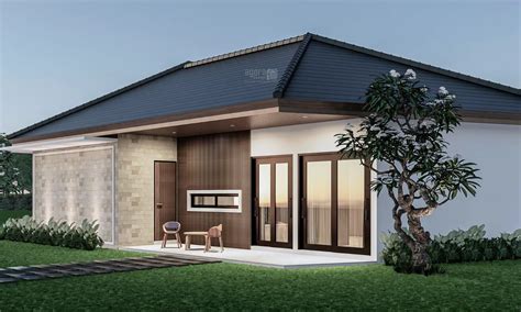 Desain Rumah Tropis Minimalis 1 Lantai 3 Kamar Tidur Jogja
