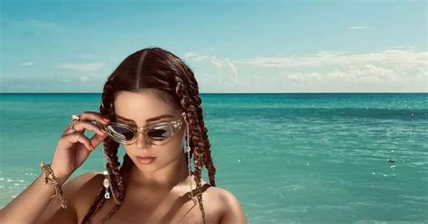 Demi Rose Strips Topless And Flashes Peachy Derriere In Racy See