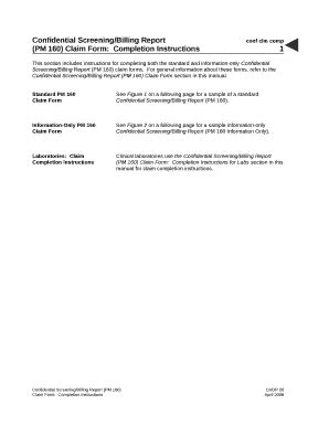This Section Includes Instructions For Completing Both The Standard And
