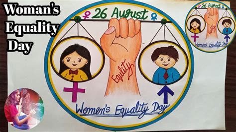 How To Draw Gender Equality Drawing Very Easy Woman S Equality