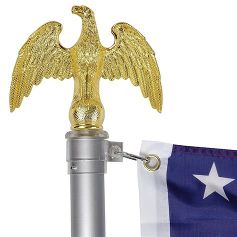 20 25 FT Flag Pole Telescopic Aluminum Flagpole Kit 3 X 5 American