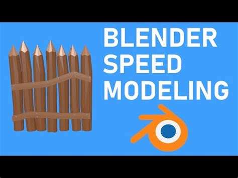 Let S MODEL Low Poly FENCES In 5 Minutes Ep 2 Blender 2 79 YouTube